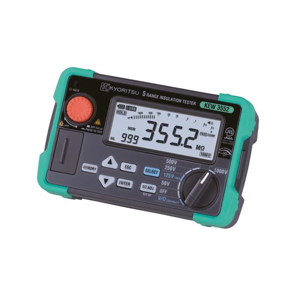 共立電気 KEW 3552 デジタル６レンジ絶縁抵抗計※画像はイメージです。代表写真の場合があります。カテゴリ：工具 電気計測器メーカー：共立電気計器 KYORITSU型番：KEW3552【！！！　必ずご覧ください　！！！】配送地域や送料等...