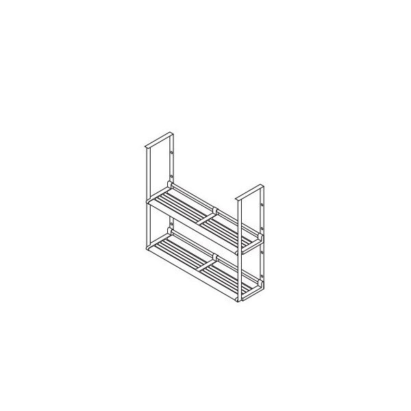 クリナップ コルティ 部材　MTA2-90　ステンレスパイプ棚 2段タイプ 間口90cm カテゴリ：キッチン コンパクトキッチン colty コルティメーカー：クリナップ型番：MTA2-90 / MTA290※画像はイメージです。代表写真の...