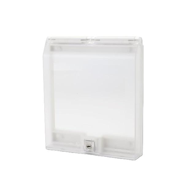 TERADA RDC70000CL 壁コンセント用セキュリティーカバー まもれーる・トイレくん・透明2連くん カギ付※画像はイメージです。代表写真の場合があります。カテゴリ：壁コンセント用セキュリティーカバー まもれーる・透明2連くんメーカ...