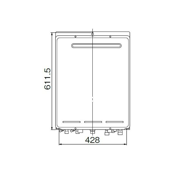 リンナイ【ROP-A612X428-UW 24-1743】給湯オプション ユーロホワイト ガス給湯器 部材※画像はイメージです。代表写真の場合があります。カテゴリ：ガス給湯器 ガスふろ給湯器 部材メーカー：リンナイ Rinnai型番：ROP...