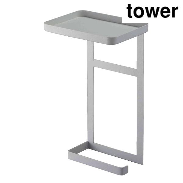 山崎実業　4394　トイレットペーパーホルダー上ラック ２段 タワー ホワイト ※画像はイメージです。代表写真の場合があります。カテゴリ：インテリア トイレットペーパーホルダー上ラック ２段 TOWER メーカー：山崎実業 Yamazaki...