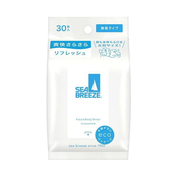 １枚で顔も身体も全身拭けるフェイス＆ボディシート