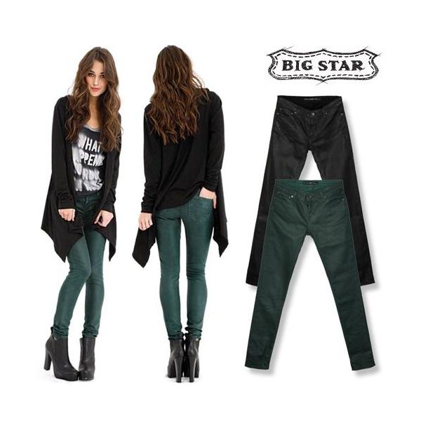 ★ ビッグスター BIG STAR ALEX アレックス シャイニー スキニーパンツ レギパン◇ ワックスコーティングで高級感のあるツヤ感プラス♪◇ レザーのような見た目に快適なデニムの履き心地！◇ シンプルに合わせるだけで存在感のあるスタ...