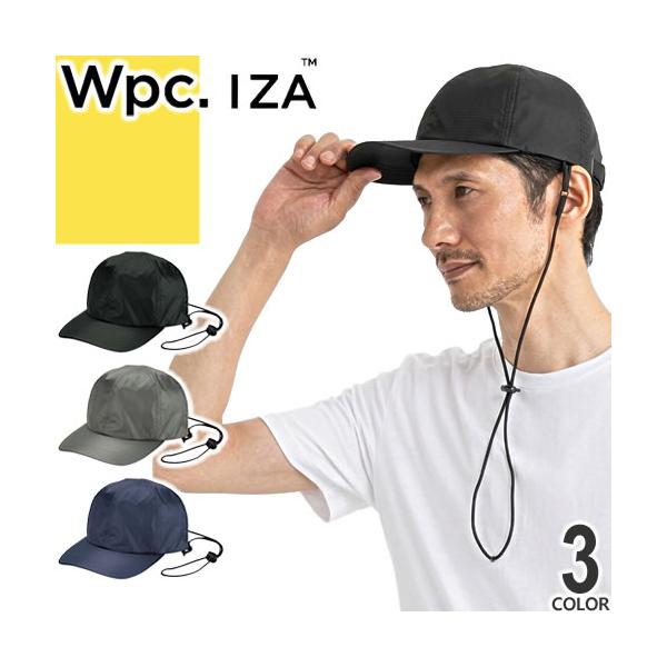 2026年春夏新作 Wpc. THE COOL CAP ZA024iza イーザ 帽子 キャップ レディース メンズ 黒 紺色 ブラック グレー ネイビー UVカット 紫外線対策 日除け 日焼け防止 熱中症対策 撥水 防水 通勤 通学 アウ...
