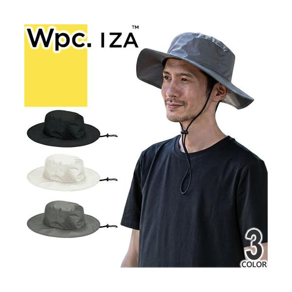 2026年春夏新作 Wpc. THE COOL HAT ZA025iza イーザ 帽子 サファリハット レディース メンズ パッカブル 黒 白 ブラック ホワイト グレー UVカット 紫外線対策 日除け 日焼け防止 熱中症対策 撥水 防水 ...