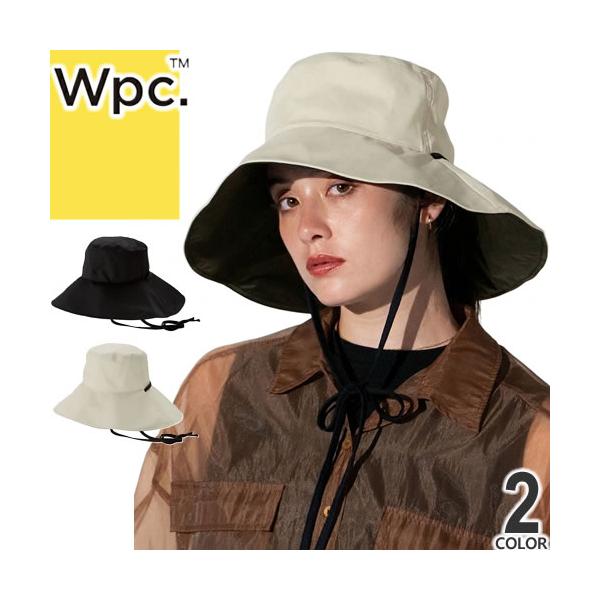 2026年春夏新作 Wpc. UV PROTECTION COOL TOUCH WIDE BRIM HAT W214-001-103ハット 帽子 あご紐 紫外線対策 日除け 日焼け対策 夏 アウトドア 自転車 母の日 プレゼント ギフト 女...