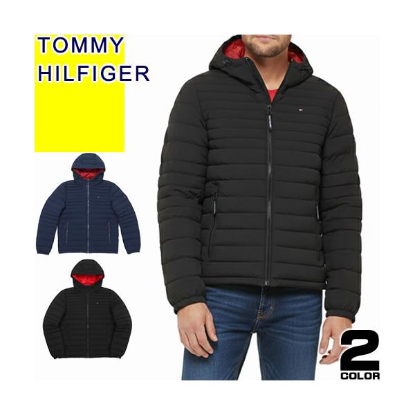 ＼3日間限定／【13,780円→12,780円】12/16 11:59まで！TOMMY HILFIGER WATER RESISTANT HOODY PUFFER JACKET 151AP619トミーヒルフィガー ダウンジャケット ライトダ...