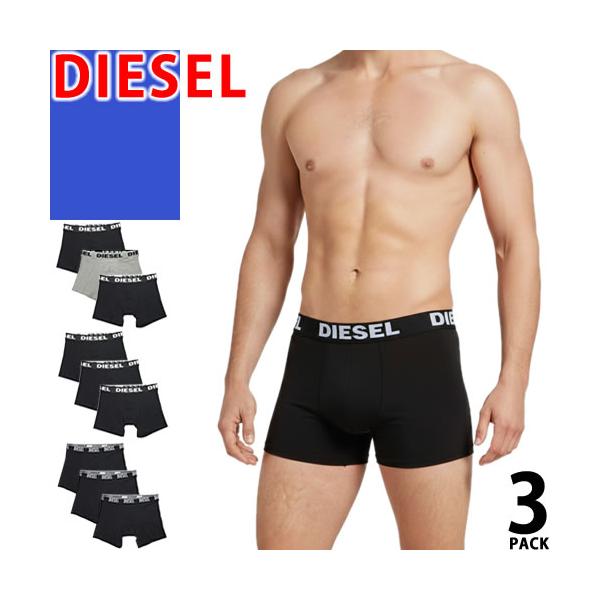 DIESEL（ディーゼル） ボクサーパンツ アンダーウエア 下着 3枚セット