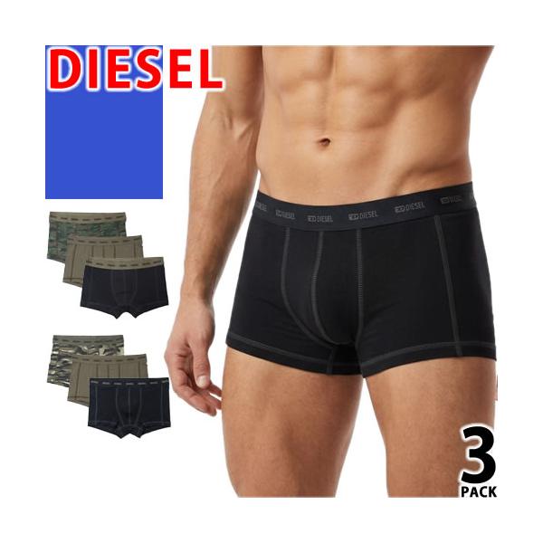 ＼4日間限定／【7,700円→5,470円】5/27 11:59まで！2026年春夏新作 DIESEL 3 PACK BOXER BRIEFS A17832 0IKBLディーゼル ボクサーパンツ アンダーウェア 下着 3枚セット メンズ ロ...
