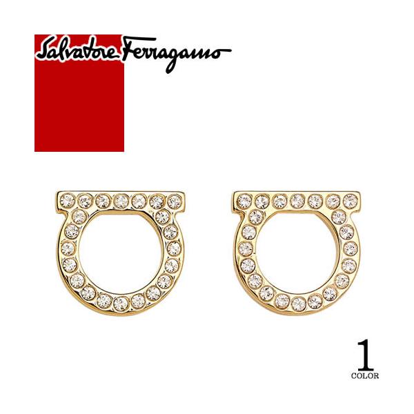 FERRAGAMO SMALL GANCINI CRYSTALS EARRINGS 760123サルヴァトーレフェラガモ イヤリング レディース 人気 定番 結婚式 キラキラ 母の日 プレゼント ギフト 女性 20代 30代 40代 50代...