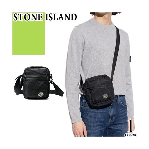 2026年春夏新作STONE ISLAND POUCH BAG 9200015 S0251ストーンアイランド ショルダーバッグ メンズ ブラック 縦型 撥水 アウトドア プレゼント ギフト 男性 20代 30代 40代 50代 60代 人気...