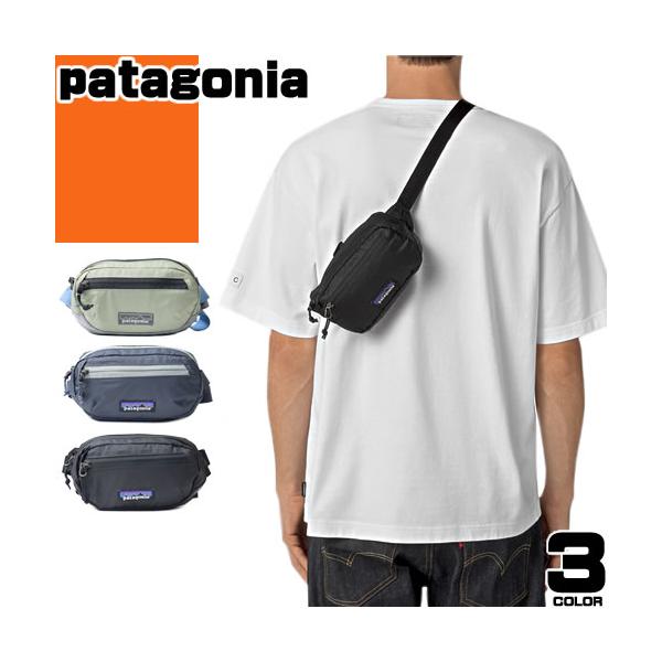patagonia TERRAVIA MINI HIP PACK 1L 49448パタゴニア バッグ ボディバッグ ウエストバッグ ウエストポーチ 斜めがけ 小さい 撥水 軽量 アウトドア 旅行 おしゃれ グレー グリーン 父の日 プレゼン...