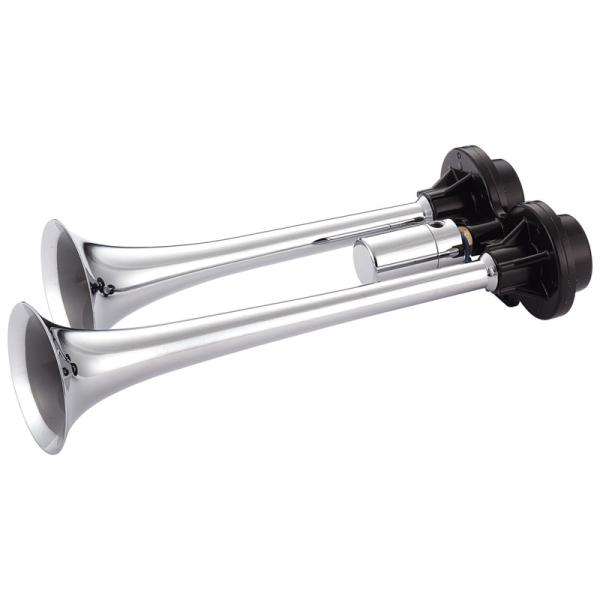 Ｄ型セミロングヤンキーホーン単体（マグネトスイッチ付）の商品です。（エアーがない状態では鳴りません。別途エアータンクやコンプレッサー等が必要です。）セミロングトランペットの採用で、迫力の中音域を奏で、省スペースを実現したＤ型ヤンキーの最新モ...