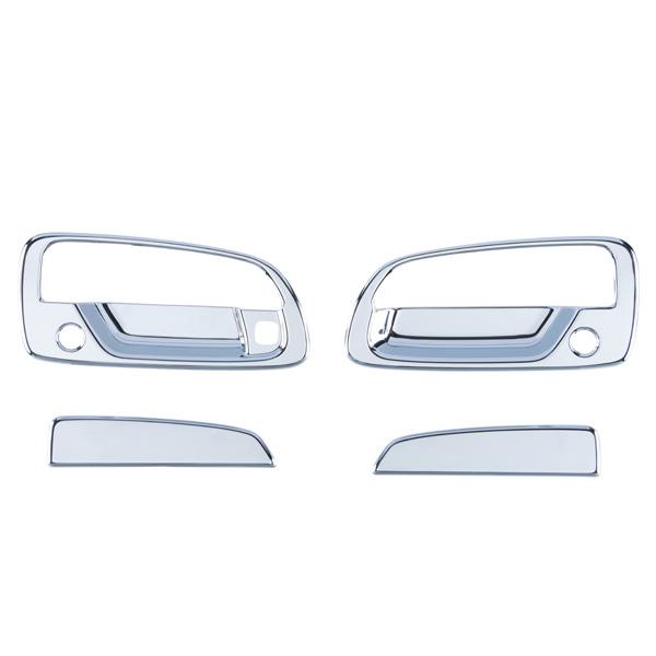 ドアハンドルに両面テープで貼り付けます。適合車種：エアループデュトロ（H28/5〜）標準/ワイド共用　※運転席側スマートキー装着車用樹脂製クロームメッキ。両面テープ付き。※メーカーからのお取り寄せとなり発送までに数日かかります。（休業日・メ...