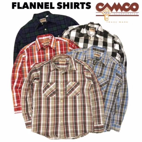 CAMCO【カムコ】2 FLANNEL L/S 厚手 ヘビーウェイト フランネルシャツ