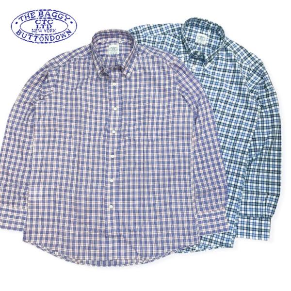 BAGGY 【バギー】 2 BROAD L/S B.D 長袖 チェック ブロードクロス ボタンダウンシャツ