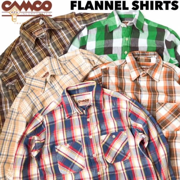 ≪送料無料≫ ●セール特別価格● CAMCO【カムコ】2 FLANNEL L/S ダブルフェイス フランネルシャツ