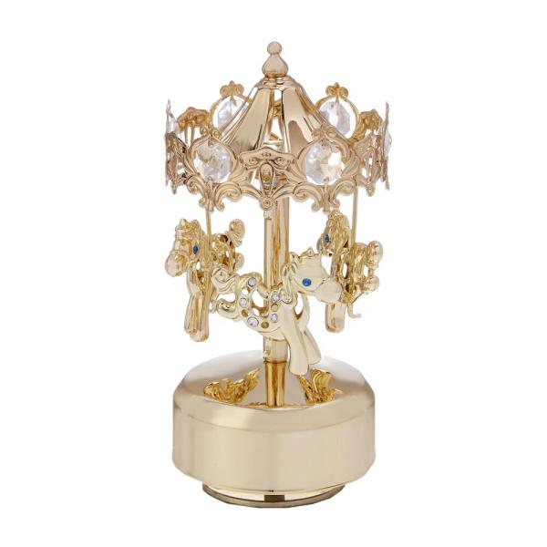 キラキラと輝くクリスタルガラスが美しいオルゴールタイプのミニオブジェプレゼントにもおすすめの商品です。※入荷ロットによってクリスタルの配色が異なる場合がございます。あらかじめご了承ください。▼サイズ幅8cm 奥行7cm 高さ16cm▼材質ク...