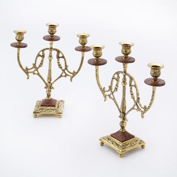 ▼サイズ(cm)※1個あたり幅23 × 奥行8.5 × 高さ27.5▼重量：1kg▼材質：真鍮▼原産国：スペイン---【配送方法 / 送料】宅配便（玄関渡し） / 送料無料【お届け予定日】通常、ご注文日から1週間以内に配達いたします。在庫切...