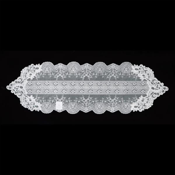 商品番号140007065373商品名フレンチレース トップクロス M  30×90(〜100)cm サイズ(cm)30×90(〜100)※手作りのため、商品によってサイズに若干の差があります。素材(生地)ポリエステル100％(刺繍上糸)レ...