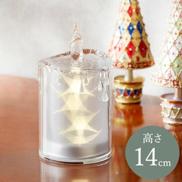 星のホログラムが光るLEDライト付きキャンドルオブジェSサイズ。キャンドルの代わりにキャンドルホルダーに飾っても、そのままディスプレイしても素敵です。クリスマスプレゼントにもおすすめの商品です。▼サイズ(cm)直径7.5 高さ14▼材質アク...