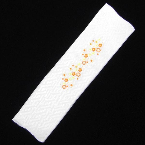 梅柄日本製サイズ：長さ 約90cm×幅 11.5cm素材生地 正絹 100％刺繍糸 レーヨン 100％