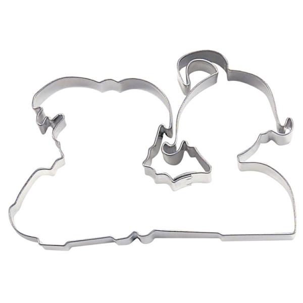 サイズ（約）：100mm素材：ステンレス輸入元：ドイツクッキー抜き型におきましては、わずかな歪みやズレがみられる場合がございます。製造工程上や品質上やむを得ないものであり、良品となっておりますので商品の返品、交換に関しましては不良とはみなさ...