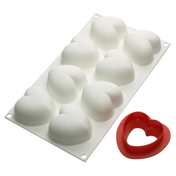 ｛商品仕様｝外寸サイズ（約）：300×175×高39mm単品サイズ（約）：63×65×高39mm容量（約）：8×96ml 合計768ml素材：シリコンゴム製造国：イタリア｛商品詳細説明}スマホの方は「商品説明をもっと見る」をご覧下さい。PC...