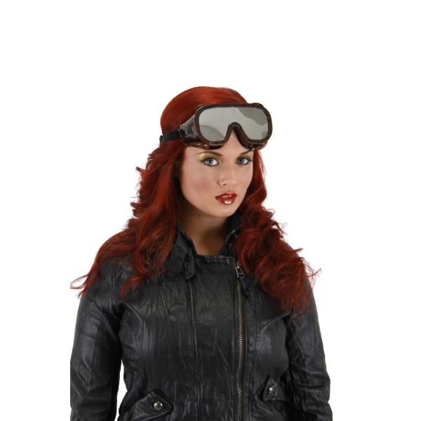 ●商品説明：スチームパンクスタイルとも相性抜群です。飛行士や兵士などの仮装・コスプレ用にどうぞ！ファンタジーな雰囲気を醸し出します。仮装ハロウィンイベントなどでも使えそうです。●サイズ：フリー(ゴム仕様(調節可能))●セット内容：ゴーグル