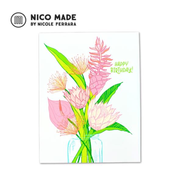 ハワイのローカルブランド・nico made hawaiiのメッセージカード：)カラフルでポップなカラーが特徴のニコメイドハワイ。飾っても、大切な人へのメッセージカードとしてもお使い頂けます。ハワイ好きな女性へのプレゼントにも、人気のメッセ...