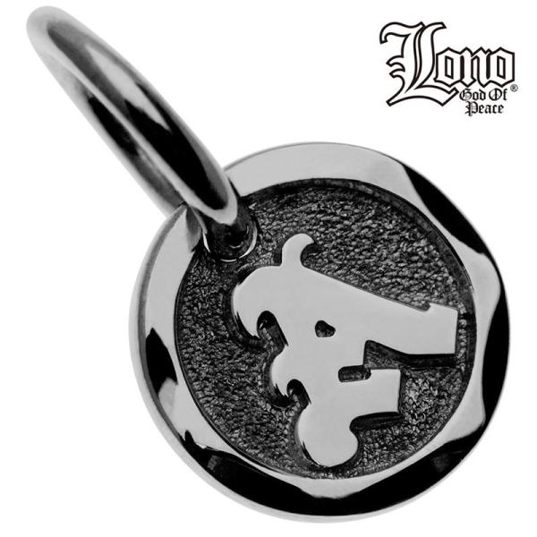 ハワイアンジュエリー LONO ロノ jewelry サークル イニシャル メンズ レディース ハワイアン プレゼント 男性 シルバー シルバー925 ブラックロジウムコーティング ハワイアンアクセサリー 夫 誕生日プレゼント 妻 人気 ギ...