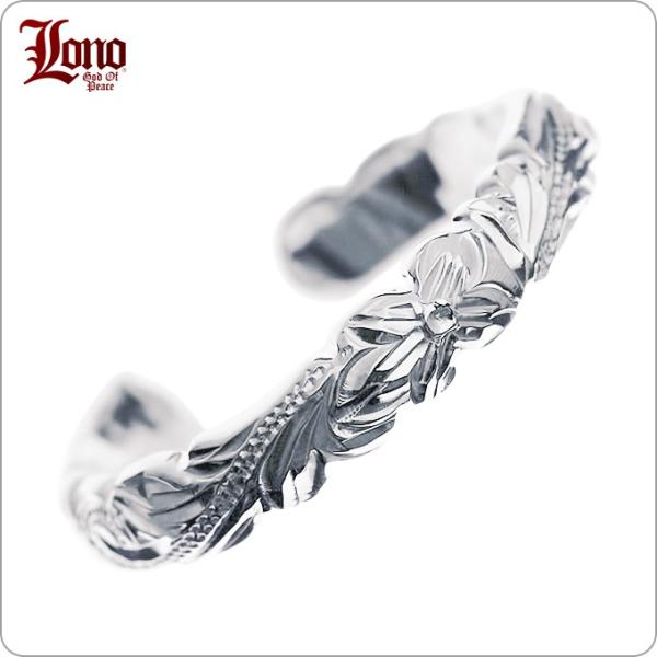 ハワイアンジュエリーの人気ブランドロノのピンキーリングですこちらはトゥリングにもなります。デザインは一番人気のスクロール、波とプルメリアデザインとなります。カットアウトタイプは特に人気ですね。LONOの商品はすべてハワイの職人による手彫りの...