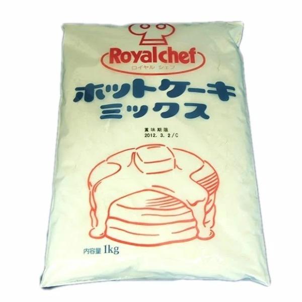 業務用のホットケーキミックス独自のノウハウで開発したホットケーキ専用のミックス粉です。牛乳と卵を加えて、フライパンで丸く厚めに焼き上げます。  ・・・・・・・・・・・・・・・・・・・・・・■温度区分：ドライ品　■原材料名：小麦粉、砂糖、でん...