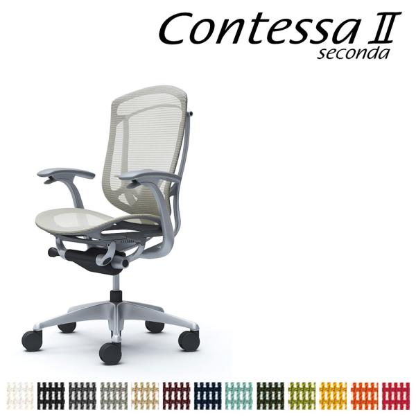 【製品仕様】デザインアーム（固定肘）/ハイバック/座:メッシュ/オプション:ランバーサポート【カラー】フレームカラー:シルバー/ボディカラー:グレー/シートカラー:ブラック  サイズ幅68.8×奥行57-62×高さ98-108cm  重量k...