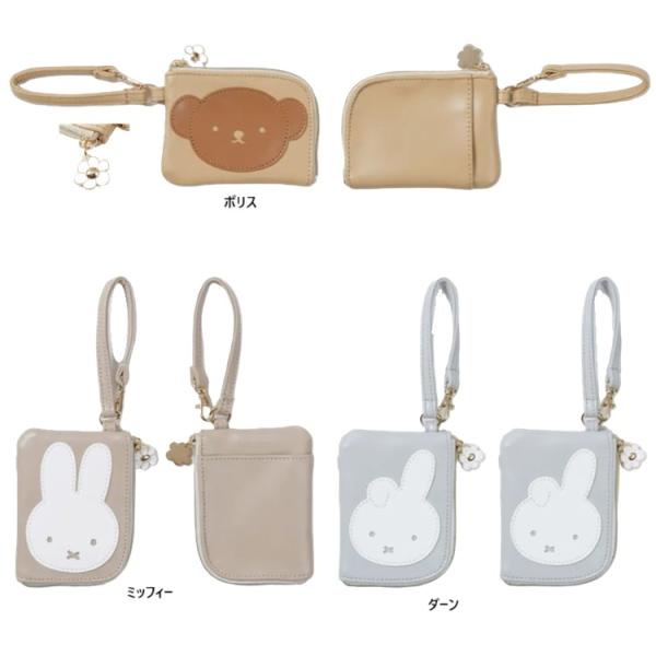 ※サイズは外側を計測しております。採寸は一部商品のみ計測しておりますので、誤差が生じる場合がございます。何卒ご了承ください。  素材 PVC合皮サイズ 約W8×H11cm背面・内側：カードポケット付、お花スライダー付