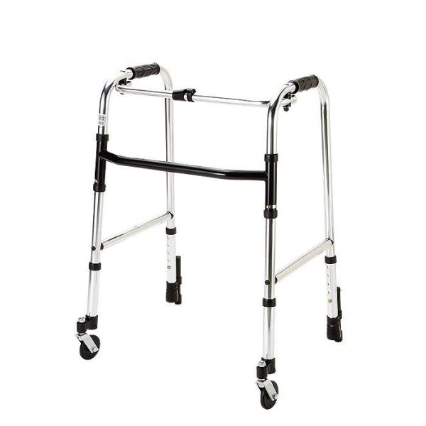 【納期】ご注文日より2〜4日以内に出荷致します。(※土日祝を除きます。※在庫品に限ります。)【商品説明】・固定型歩行器・前輪に自在キャスター付き・丈夫で安心,便利な歩行器・アルミフレームだから軽量！・折りたたみ式だから収納、持ち運びに便利！...