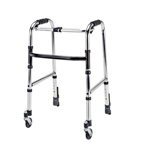 【納期】ご注文日より2〜4日以内に出荷致します。(※土日祝を除きます。※在庫品に限ります。)【商品説明】・固定型歩行器・前輪自在キャスター付き・ミニタイプの歩行器・丈夫で安心,便利な歩行器・アルミフレームだから軽量！・折りたたみ式だから収納...