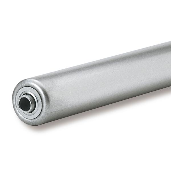 【ご注意下さい。】・ローラ幅には公称幅と実寸幅があります。・パイプ肉厚はJIS規格により最大12％程度マイナスになる場合があります。・お客様で軸を準備される場合、軸径はマイナス公差でお願い致します。【特長】・スチール製ローラ・ローラ径φ38...