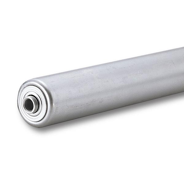 【ご注意下さい。】・ローラ幅には公称幅と実寸幅がございます。・パイプ肉厚はJIS規格により最大12％程度マイナスになる場合があります。・お客様で軸を準備される場合、軸径はマイナス公差でお願い致します。【特長】・スチール製ローラ・ローラ径φ5...