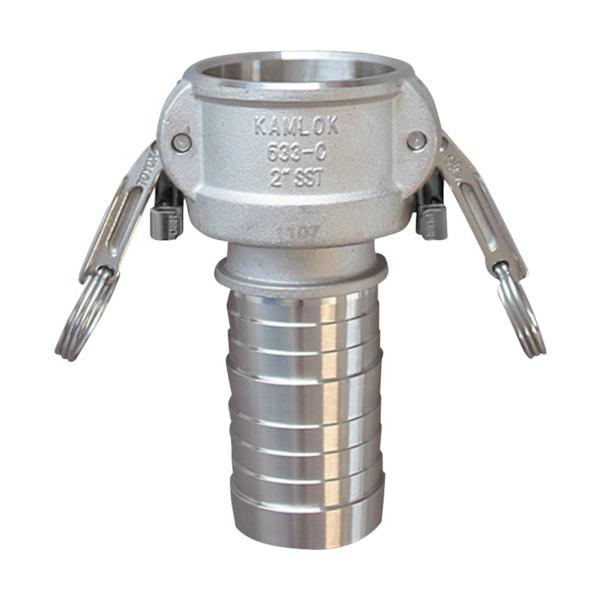 用途工場設備配管・各種機械組込用商品スペック仕様・規格 使用温度範囲：-10〜100℃(標準ガスケットNBRに準じる)最高使用圧力：1.8MPa相手側ホースサイズ(インチ)：3/4耐圧力(MPa)：-0.1〜1.8最高使用圧力(MPa)：1...