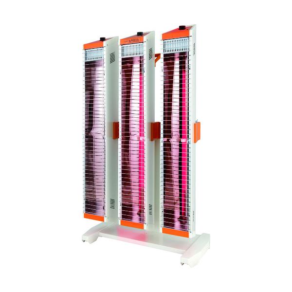 広範囲かつハイパワーなトリプルタイプ特長外側最大４５°までヒーターの角度調節が可能です。転倒安全スイッチを内蔵しています。商品スペック仕様・規格 片キャスター付電源コード：別売り電源(V)：三相200消費電力(kW)(50/60Hz)：4....