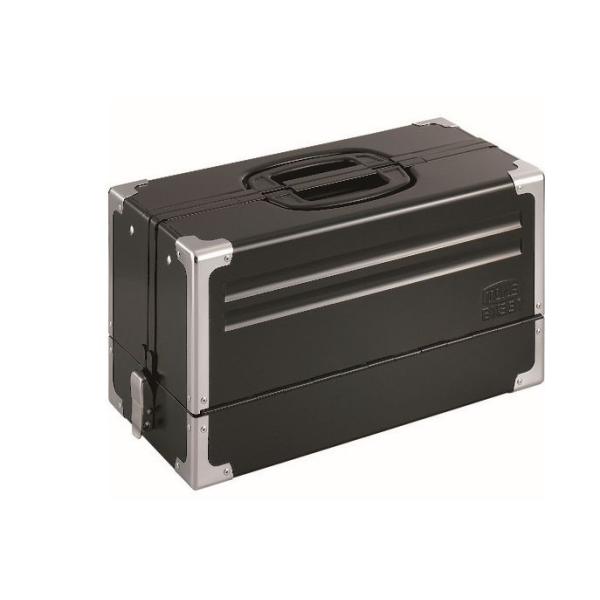 特長自動車整備向けに、欠かせない工具を厳選した工具セットです。天面フラットV形3段式メタルケース、全段プラスチックトレー付きです。商品スペック仕様・規格 ケース色：マットブラックケース寸法(mm)間口：433ケース寸法(mm)奥行：220ケ...