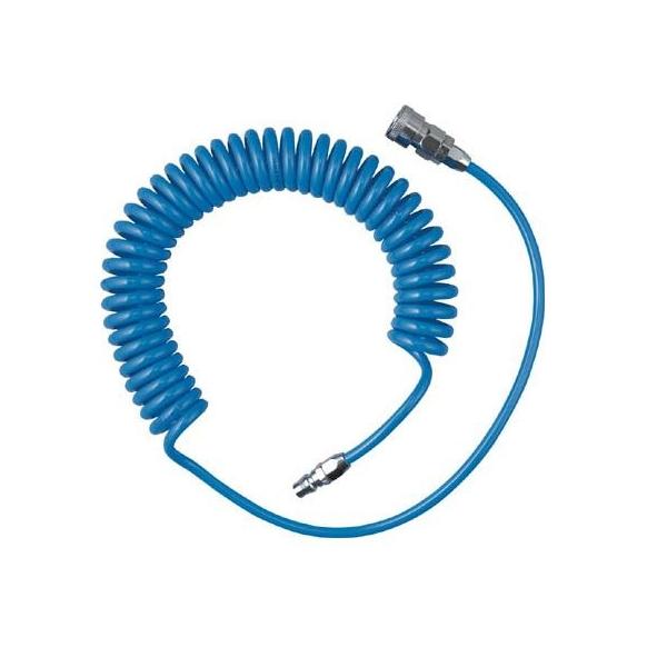 特長●高弾性のポリウレタン樹脂チューブをスパイラル加工した製品のため、折れぐせがつきにくく優れたばね特性をもっています。●カップリング付きのためエア工具との脱着がスムーズです。●耐摩耗性、耐久性に優れています。仕様●使用流体:空気●流体温度...