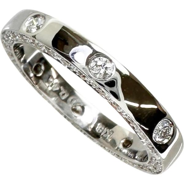 ■商品情報[管理番号]N26031990945[対象]レディース[素材] K18WGホワイトゴールド18金[石]ダイヤモンド：0.45ct[総重量]約2.5g[サイズ]4.5号メイン石：縦1.5mm x 横1.5mmリング幅：約2.5mm ...