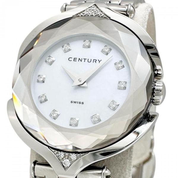 ■商品情報[管理番号]S26092514167[ブランド]センチュリー（CENTURY）[型番]632.7.S[対象]レディース[駆動方式]クオーツ[モデル]アフィニティ[素材] ステンレススチール/ダイヤモンド/シェル[カラー]シェル文字...