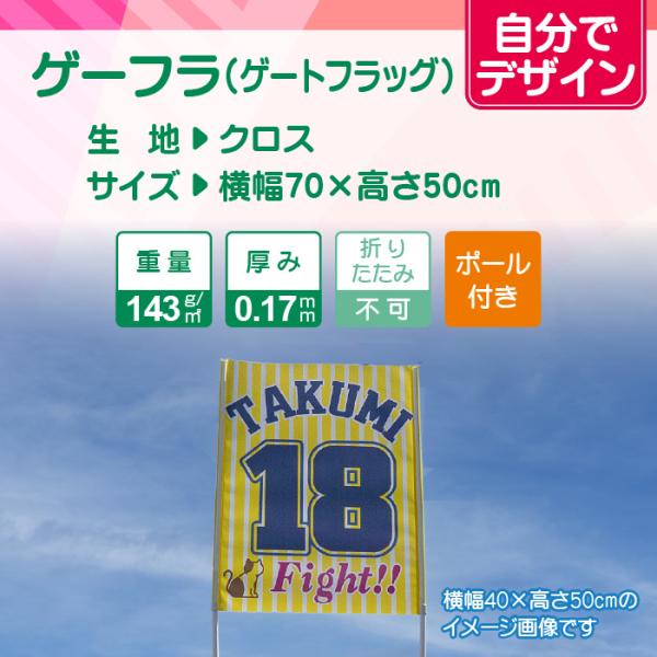 自分好みのデザインでオリジナルゲーフラを製作！↓↓↓　こちらからデザインをしてください　↓↓↓