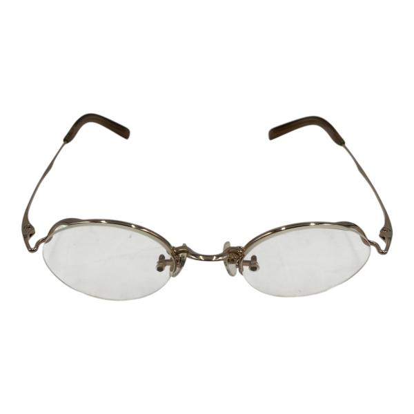 商品ランク：B（使用感あり）動作確認：テンプル開閉確認済みです。右側ヒンジがやや緩めです。外装状態：使用に伴うスレや小傷があります。付属品：なし備考：型番 O-01T、サイズ 44□21-145、TITANIUM 9999刻印ありです。ブラ...