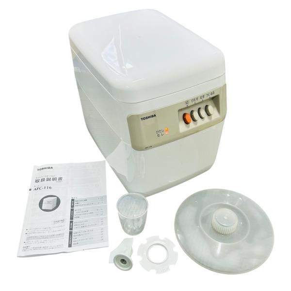 商品ランク：B（小傷あり）動作確認：通電および基本動作確認済みです外装状態：本体に軽微なスレや使用感がありますが、目立つ大きな破損はありません付属品：本体、フタ、うす、羽根、計量カップ、パッキン、取扱説明書（写真に写っているものが全てです）...