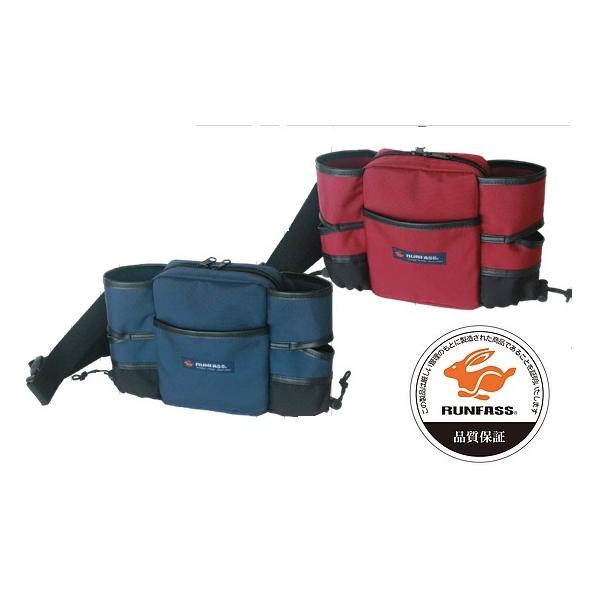 マレットゴルフ ポーチ ウエストポーチボールポーチ  ボール収納 大容量【特徴】使いやすくなったデュアルポーチ　　　　従来品に比べ本体のポーチを1.5倍大きくしたモデルです。　　　　両サイドはM-89デュアルボールホルダータイプをそれぞれ装...