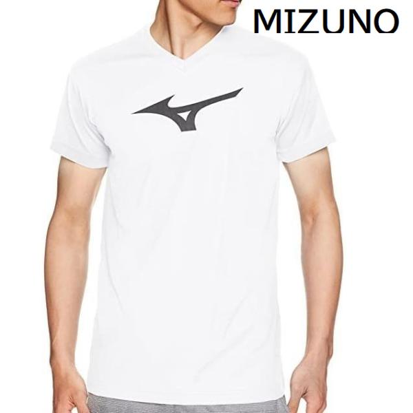 MIZUNO  (ミズノ）バレーボール用　半袖 Tシャツ　ジュニア 150ｃｍ【素材構成】 100% ポリエステル　SIZE:150 肩幅:37.5 袖丈:12 身幅:44.5 着丈:65　（cm）　【特徴】ビッグロゴがポイントの定番プラク...